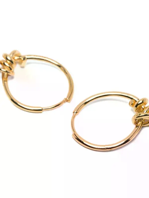 Completedworks Pearl Pendant Hoop Earrings