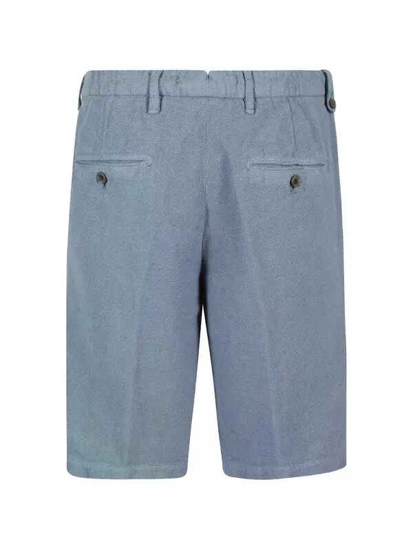 MYTHS Textured Cotton Shorts