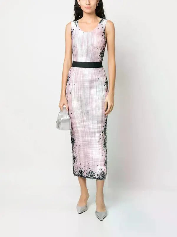 MSGM Sequin Pencil Skirt