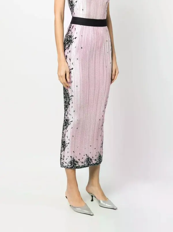 MSGM Sequin Pencil Skirt