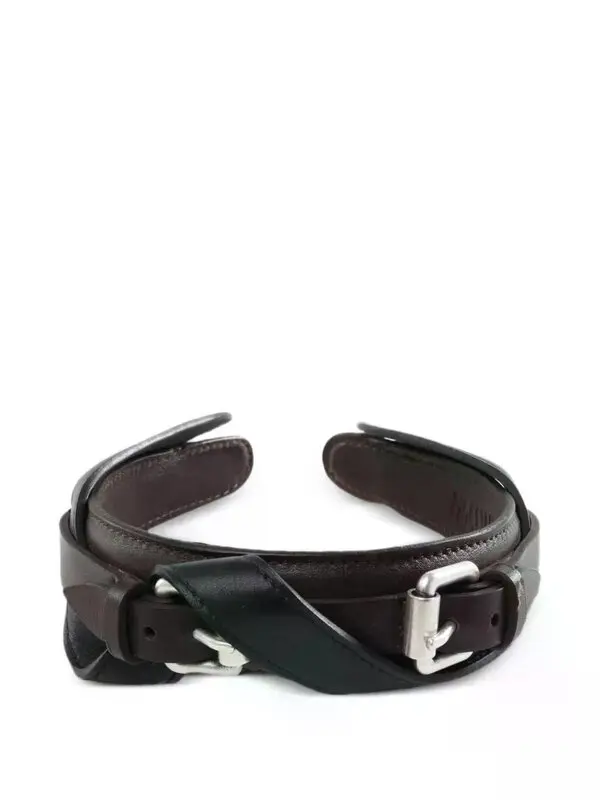 MAGLIANO Leather Headband - Brown