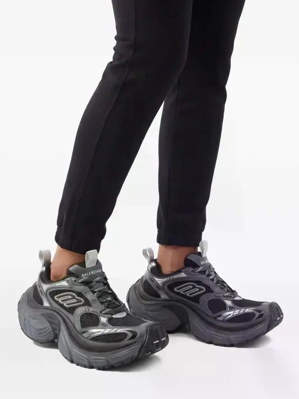 Balenciaga 6xl Panel Sneakers - Black