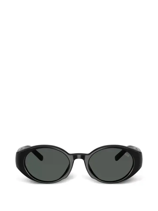 DIESEL® Oval Frame Sunglasses - Black