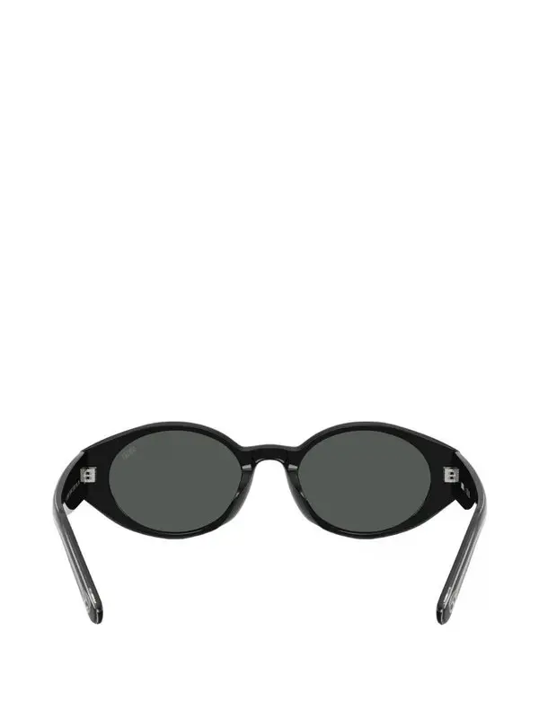 DIESEL® Oval Frame Sunglasses - Black