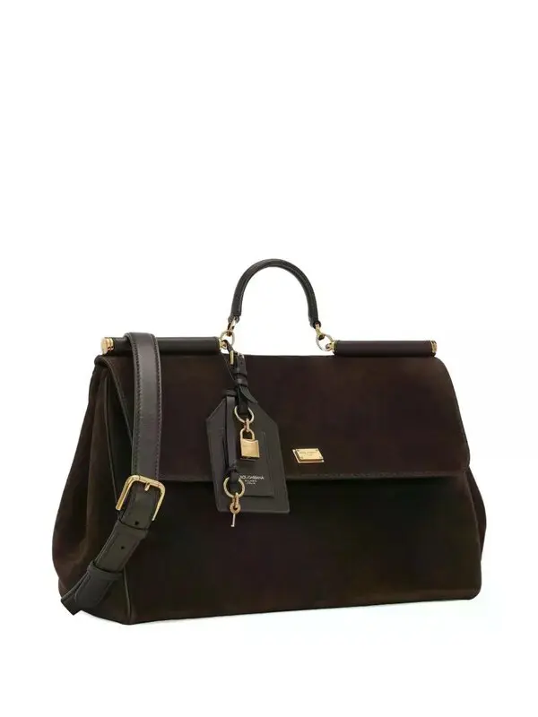 Dolce & Gabbana My Sicily Suede Tote Bag - Brown