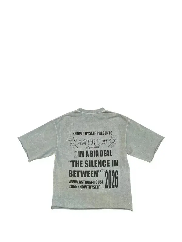 Astrum Graphic-print Distressed T-shirt