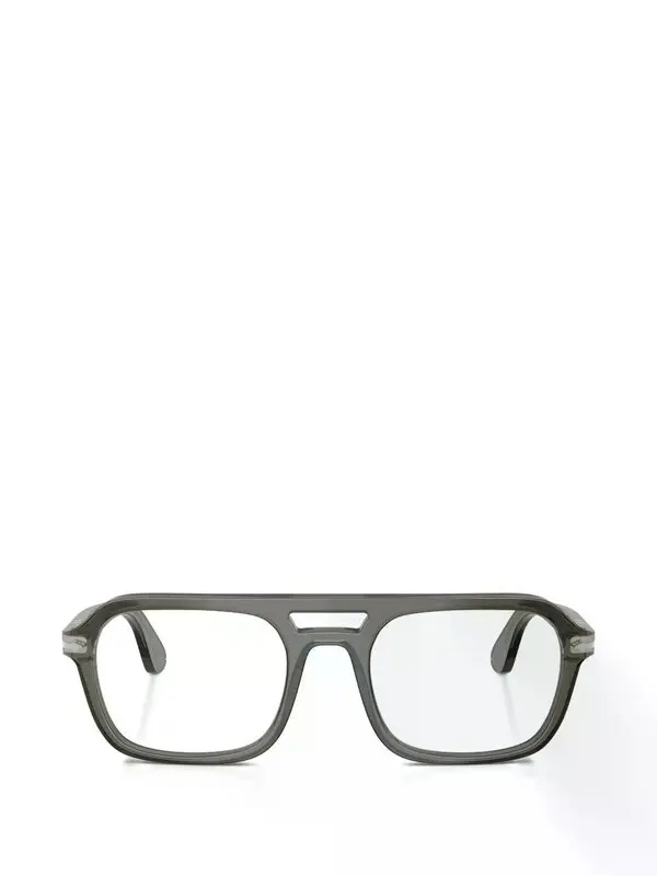 Persol Double-bridge Pilot Glasses - Grey