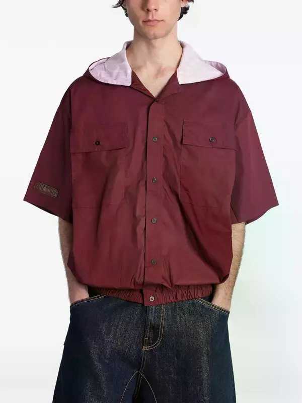 PDF Hooded Short-sleeve Shirt