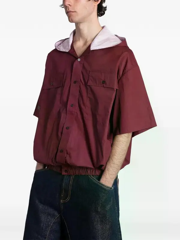 PDF Hooded Short-sleeve Shirt