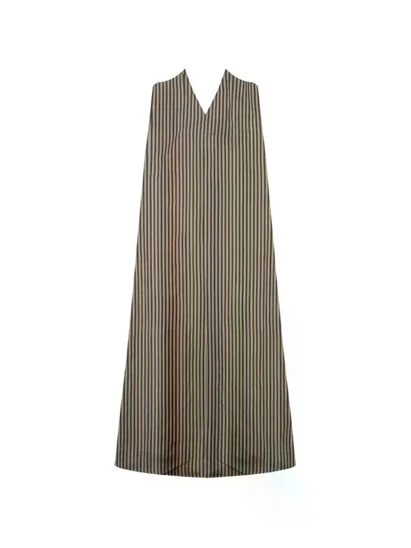 ALYSI Striped Midi Dress