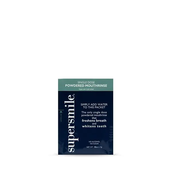 SUPERSMILE Single Dose Powdered Mouthrinse 60pk - Open White