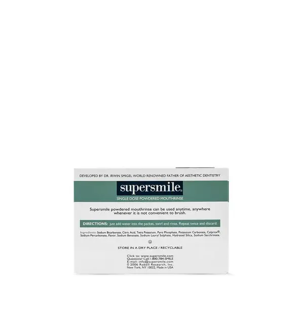 SUPERSMILE Single Dose Powdered Mouthrinse 60pk