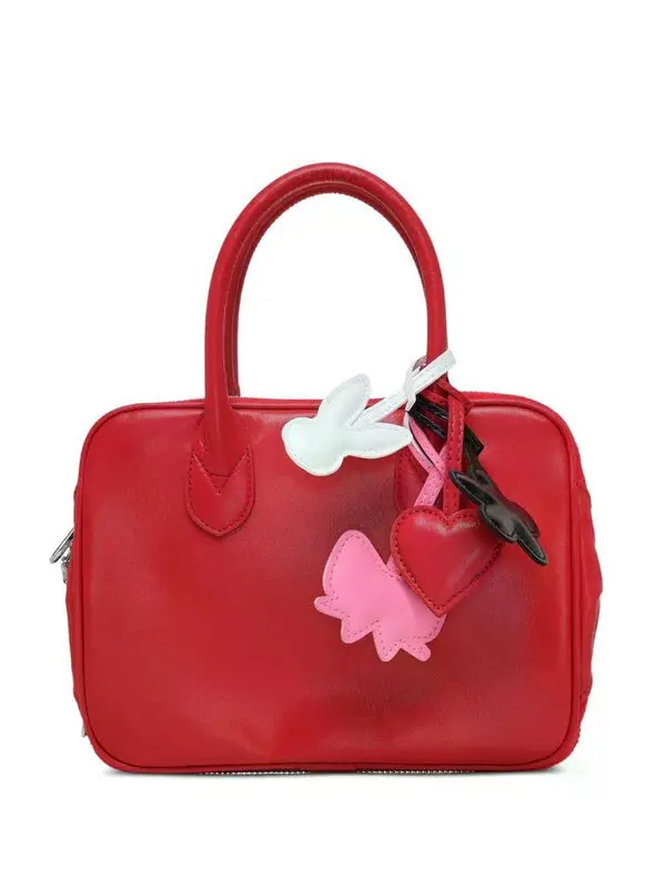 Comme Des Garçons Charm Detail Tote Bag - Red