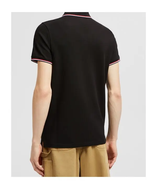 Moncler Logo Patch Short-sleeved Polo Shirt