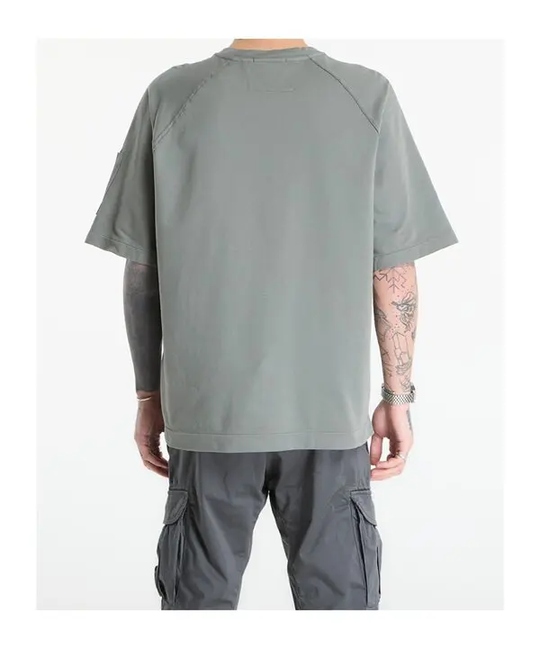 C.P. COMPANY Lens Detail Short Sleeve Sweatshirt