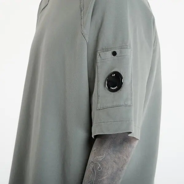 C.P. COMPANY Lens Detail Short Sleeve Sweatshirt
