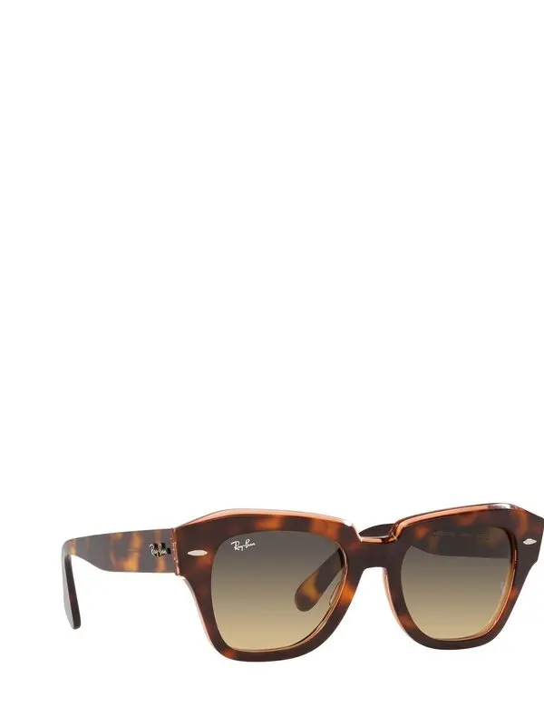 Ray-ban State Street Square Frame Sunglasses - Brown