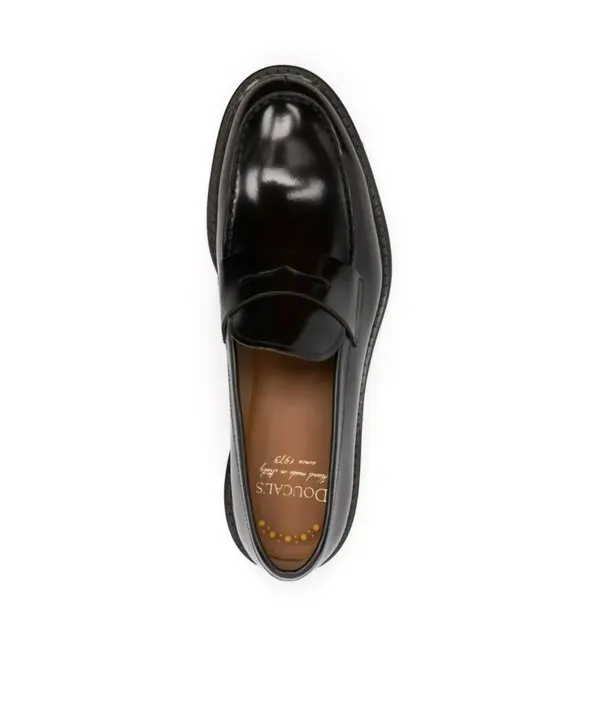 DOUCAL'S Penny-slot Almond Toe Loafers