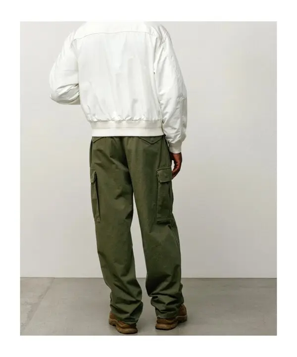 StÜssy Cargo Pants With Adjustable Waist And Knee Pleats