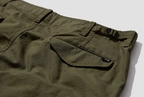 StÜssy Cargo Pants With Adjustable Waist And Knee Pleats