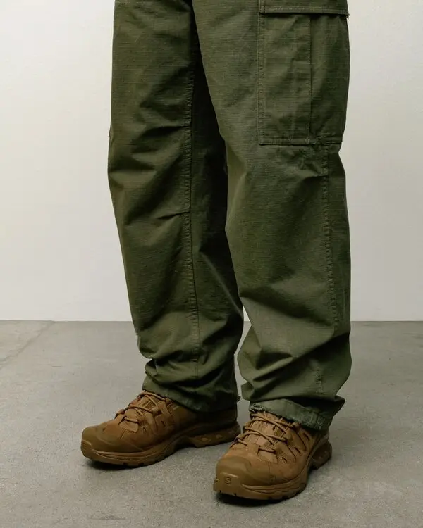 StÜssy Cargo Pants With Adjustable Waist And Knee Pleats