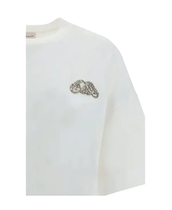 Alexander McQueen Embroidered Crewneck T-shirt
