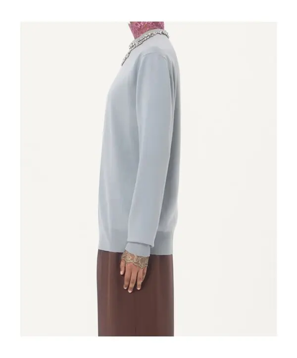 Valentino Garavani Embroidered Crew Neck Sweater