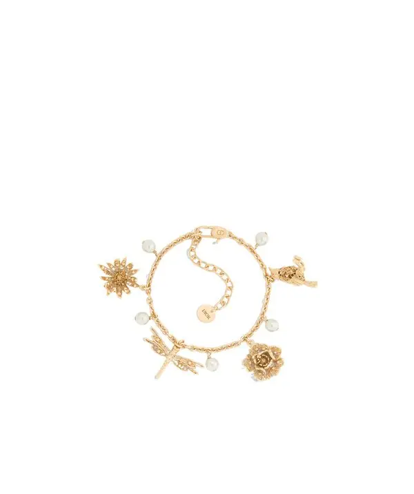 Dior Jardin De Bracelet" Charm Bracelet - Yellow