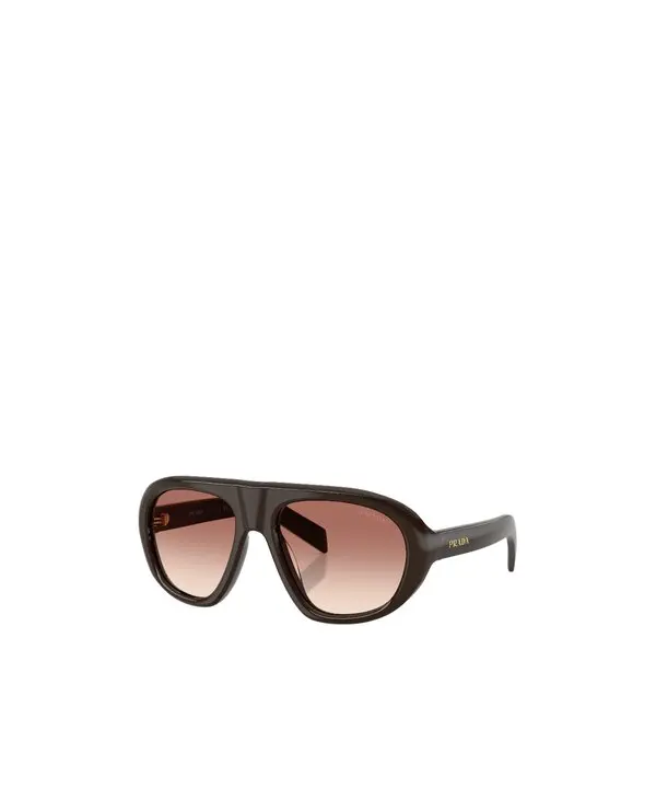Prada Full Rim Aviator Sunglasses