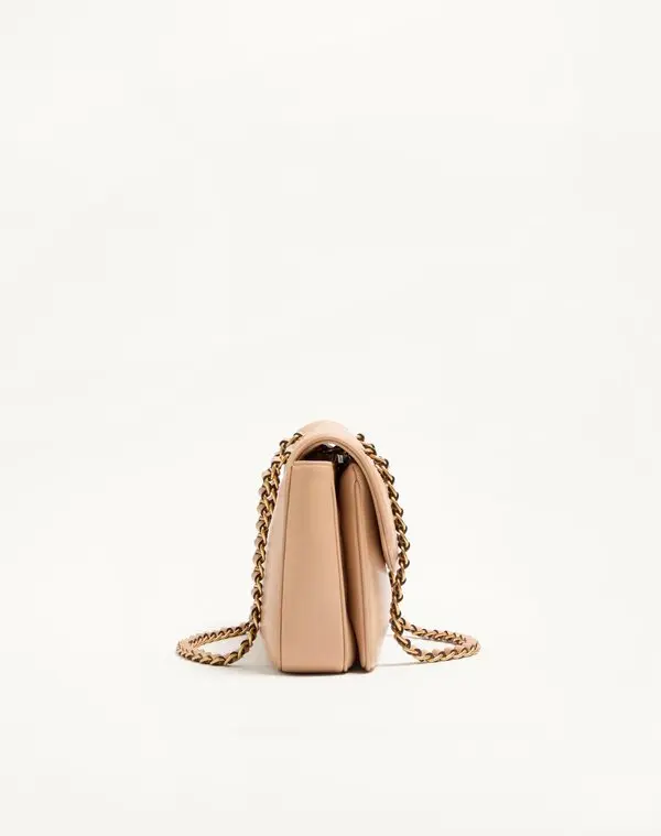 Valentino Garavani Djuna Chain Shoulder Bag - Nude