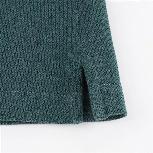 Miu Miu Long-sleeved Polo Shirt With Embroidered Logo - Green