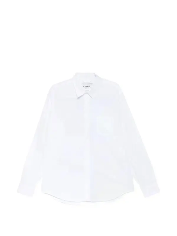 Iceberg Chest-pocket Buttoned Shirt