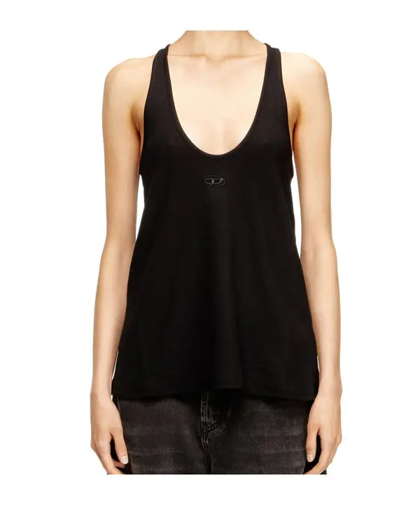 DIESEL® Logo Racerback T-shirt - Black