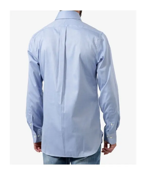 Polo Ralph Lauren Logo Embroidered Button-up Shirt - Blue