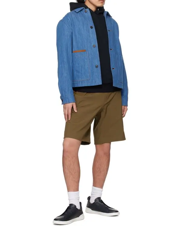 Zegna Triple Stitch Slip-on Sneakers