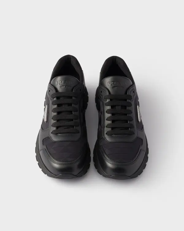 Prada Re-nylon Lace-up Sneakers