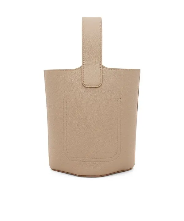 Loewe Pebble Mini Bucket Bag - Nude