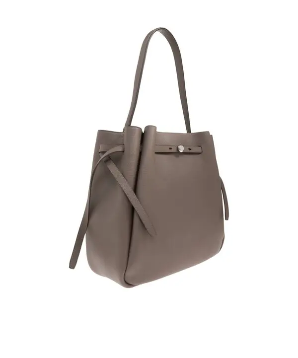 Tory Burch Romy Drawstring Shoulder Bag - Grey