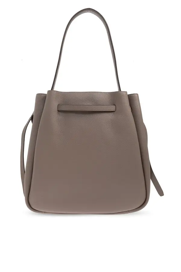 Tory Burch Romy Drawstring Shoulder Bag - Grey