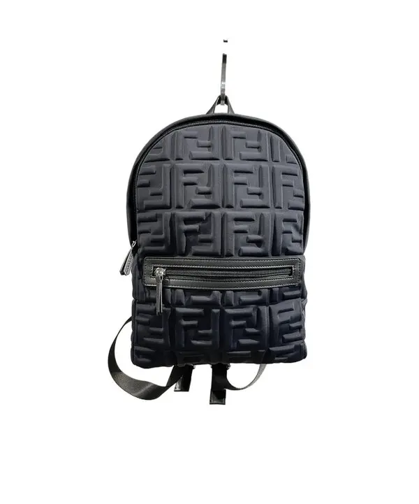 Fendi Ff Embossed Logo Backpack