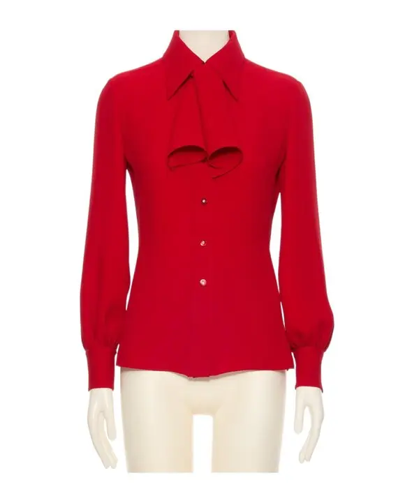 Valentino Garavani Cady Couture Shirt With Scarf Detail