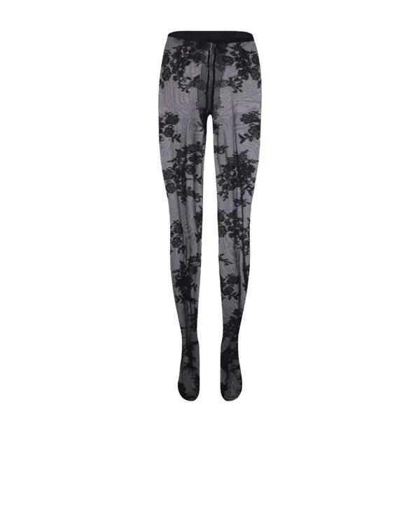 Valentino Garavani Stretch-lycra Tights - Black