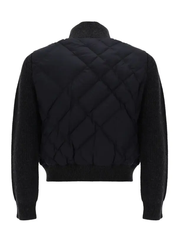 Burberry Kelsley Zip-up Quilted Jacket - Black
