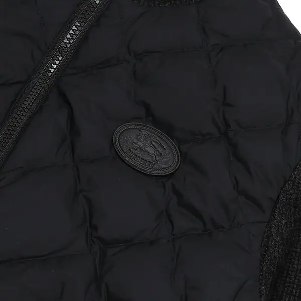 Burberry Kelsley Zip-up Quilted Jacket - Black
