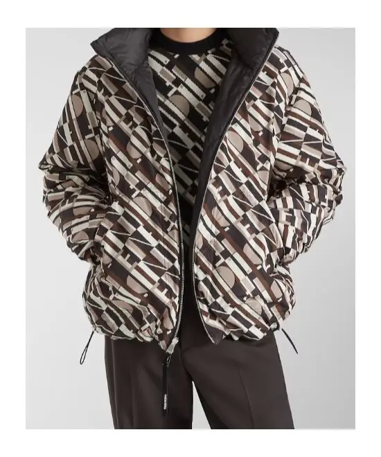 Fendi Reversible Quilted Nylon Down Jacket