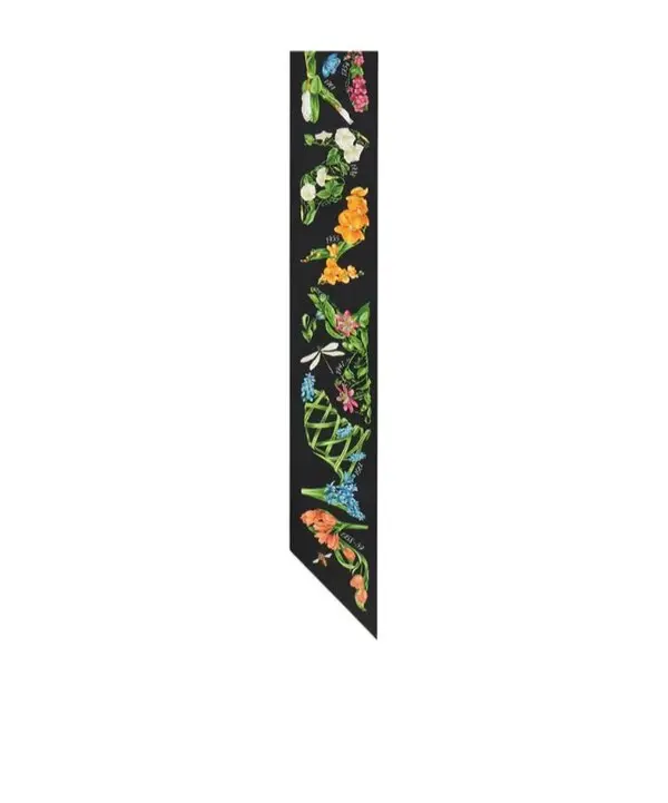 FERRAGAMO Eden Shoes Print Bandeau Scarf - Polychromatic