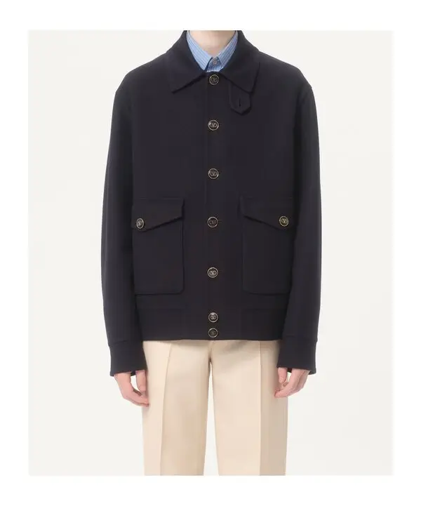 Valentino Garavani Vlogo Signature Button-up Overshirt