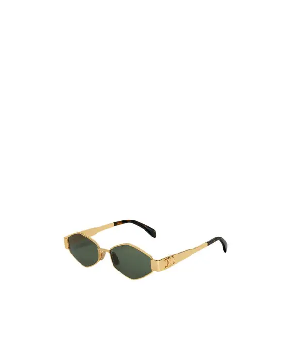 Celine Triomphe Metal 02 Sunglasses - Green