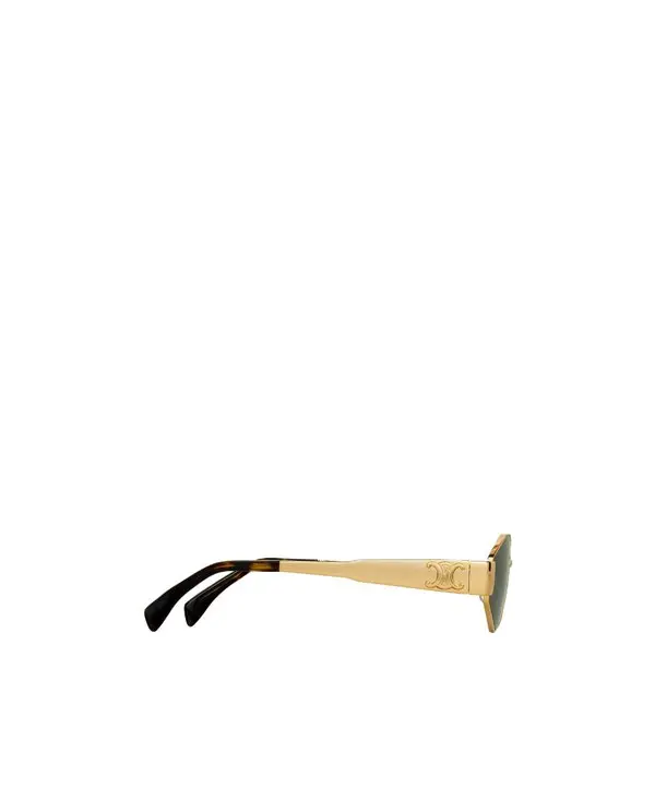 Celine Triomphe Metal 02 Sunglasses - Green