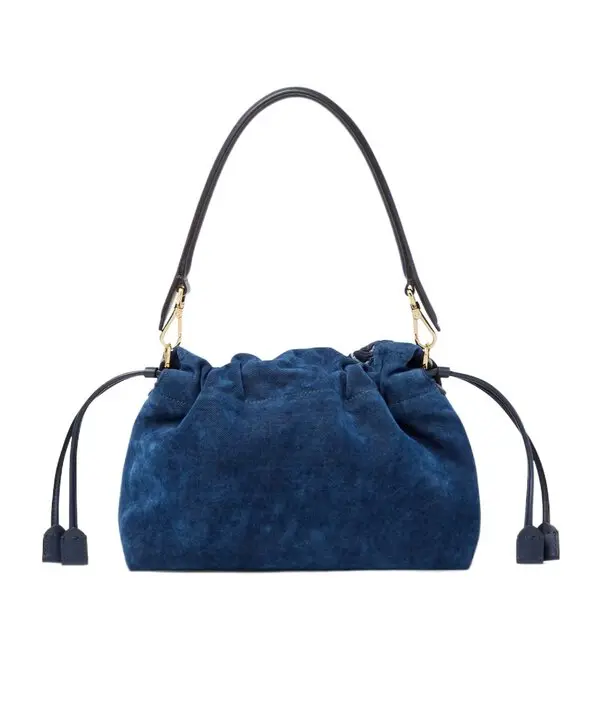Fendi Mamma Baguette Medium Shoulder Bag - Blue